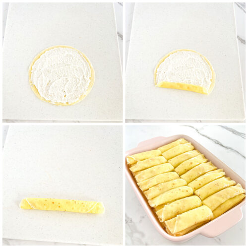 Authentic Nalisniki (Ukrainian Crepes with Cheese Filling)
