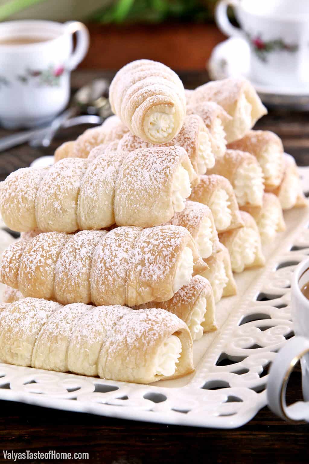 Amazing Mom's Cream Horns (The Best Recipe on the Web!) - Valya's Taste ...