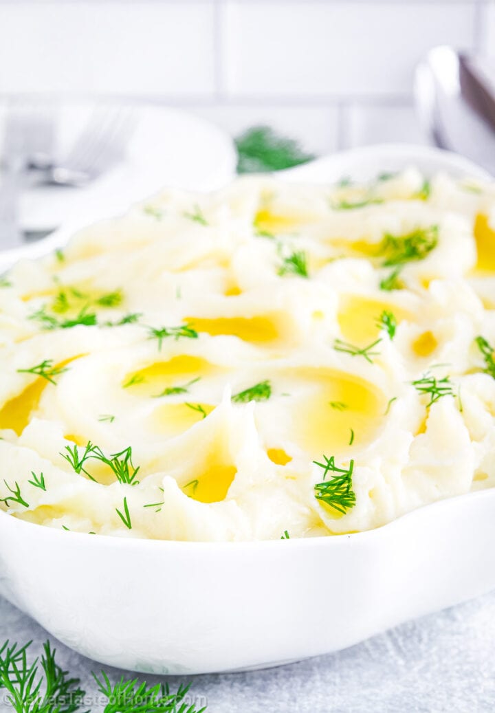 Creamy Mashed Potato Puree (Easy with Classic Flavors)