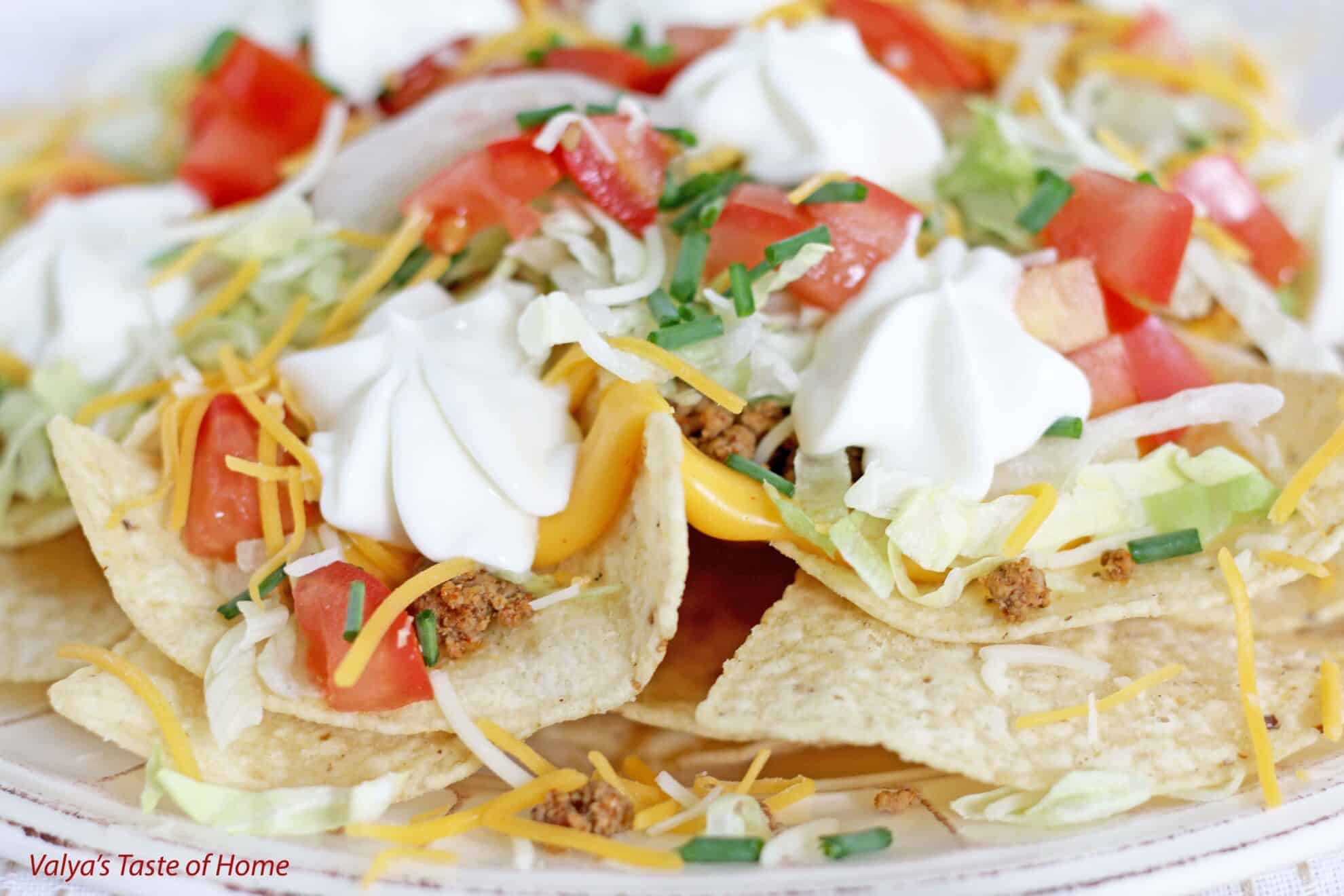 Nacho Salad Recipe - Valya's Taste of Home