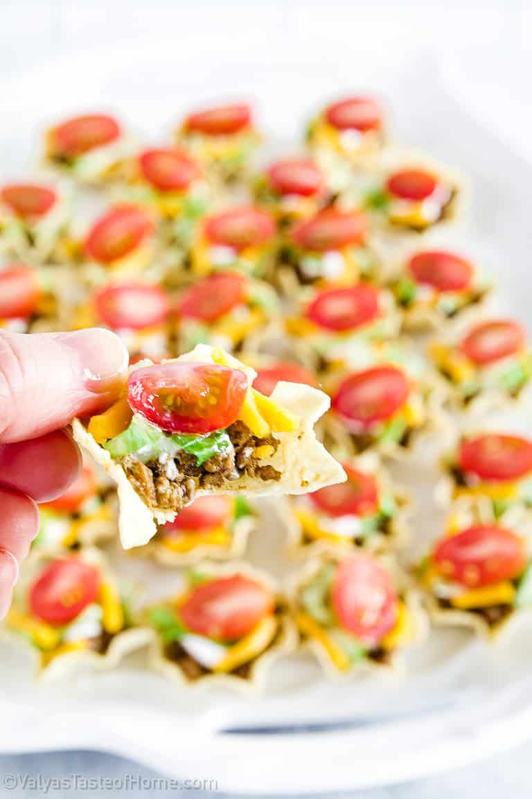 Taco Bites Appetizer Recipe (Ideal Party Food!)