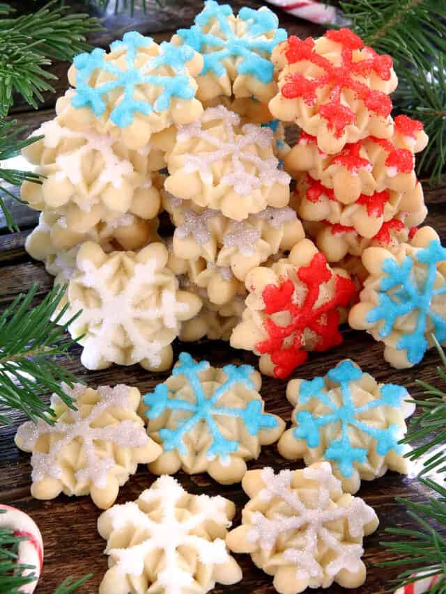 Simple Snowflake Cookies Story - Valya's Taste of Home