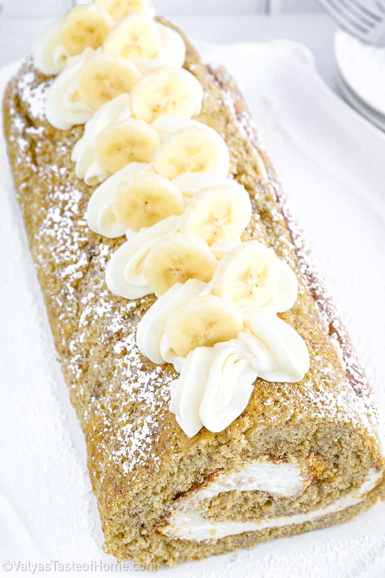 Banana Roll Recipe (Moist with Perfect Filling!)
