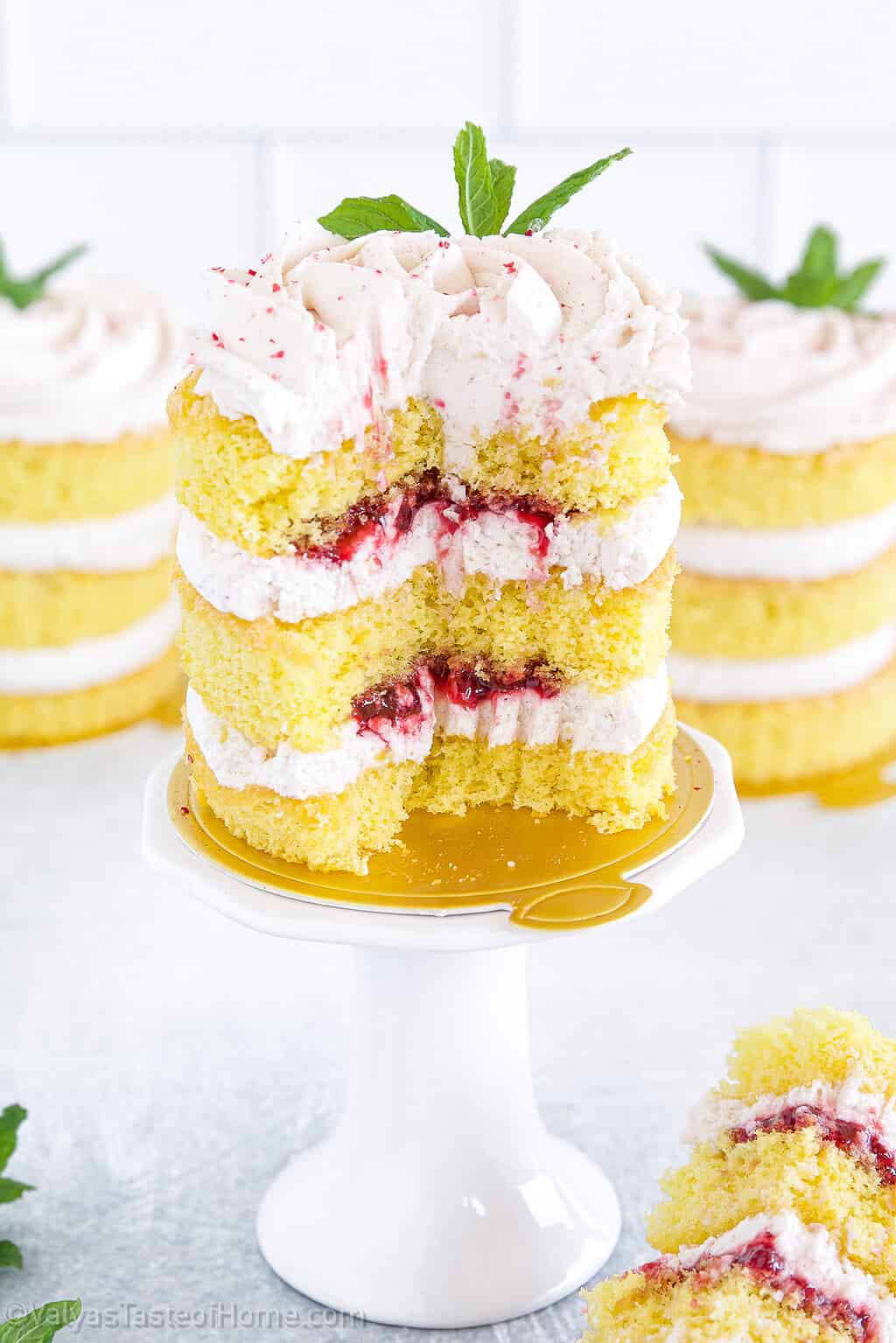 Raspberry Mini Cakes (Perfect Recipe for Special Occasions!)