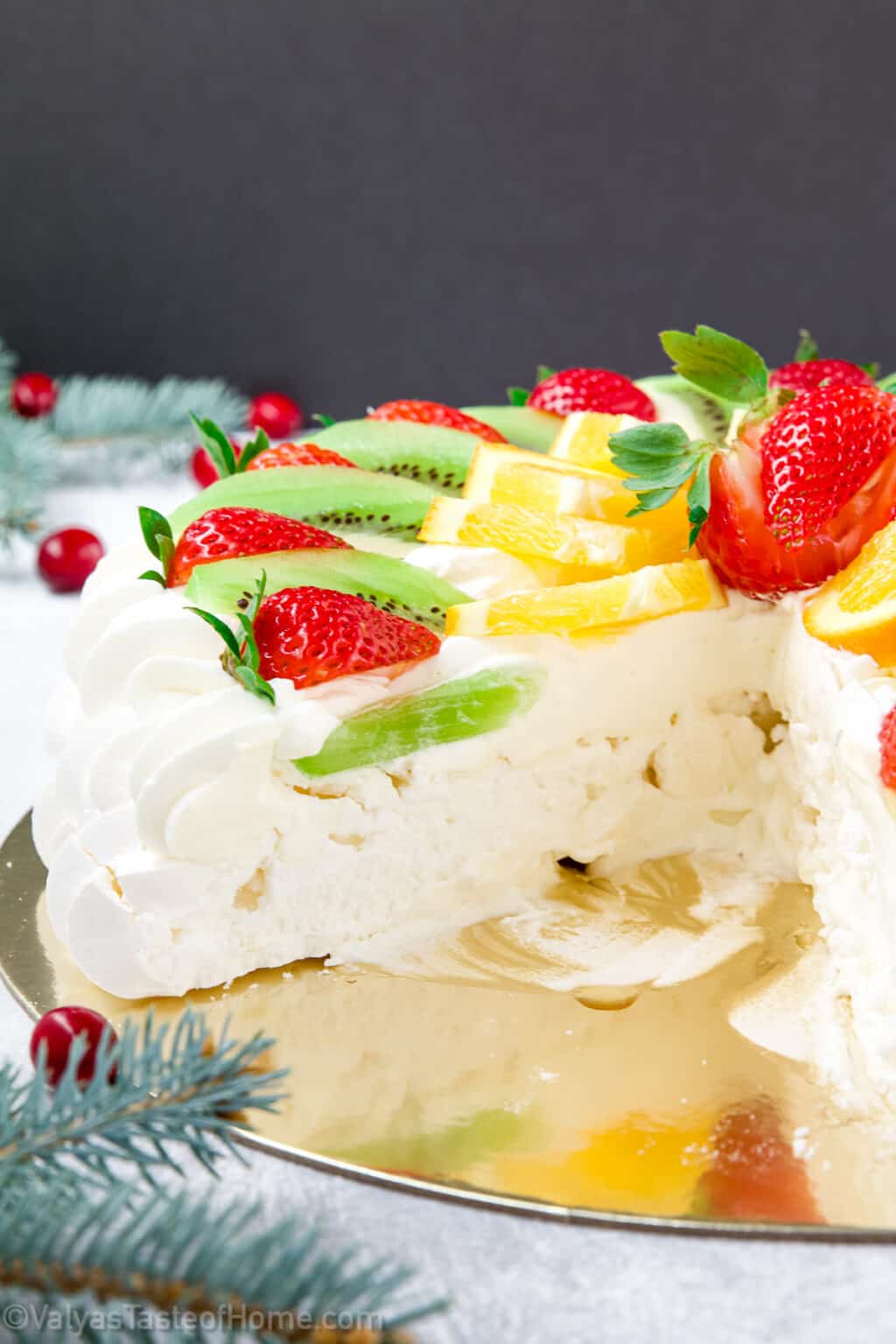 Classic Pavlova Cake (Super Easy to Make + Delicious!)