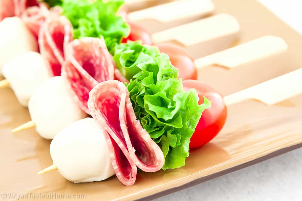 Skewered Appetizers (Made Simple for Every Occasion) - Valya's Taste of ...