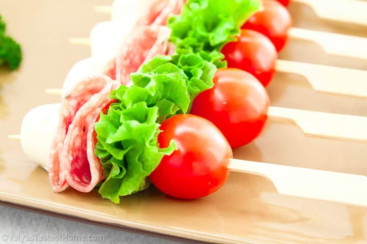 Skewered Appetizers (Made Simple for Every Occasion) - Valya's Taste of ...