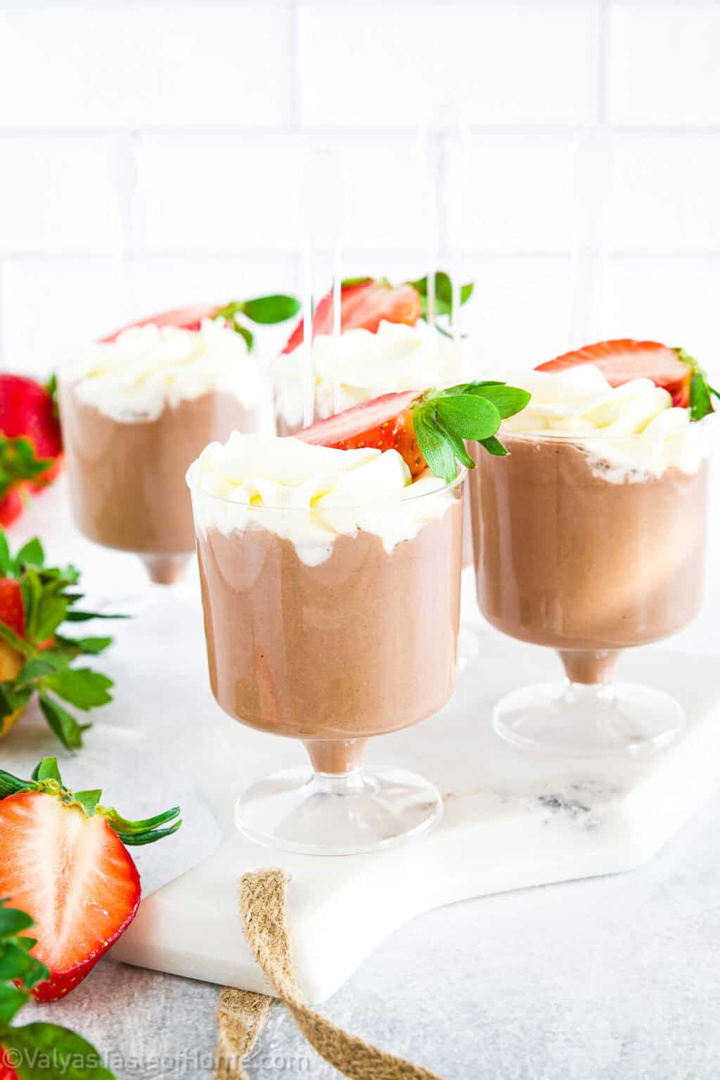 Cottage Cheese Chocolate Mousse (High Protein Dessert) - Valya's Taste ...